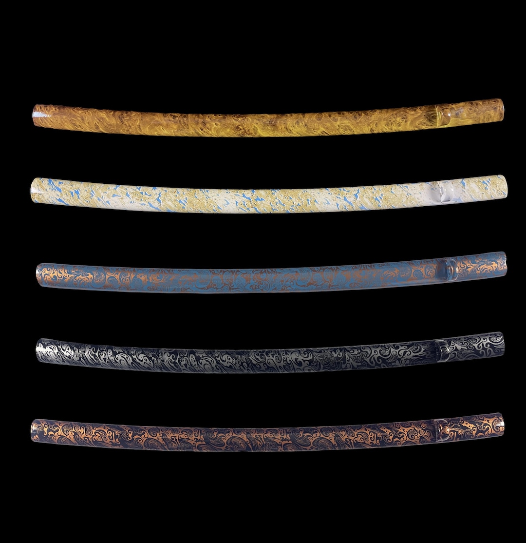 Part 2 Sheaths DIY Katana Series Water Transfer Sheaths Japanese ...
