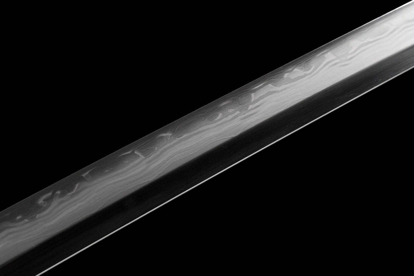 Black Fish Skin Katana Handmade Samurai Sword True Harmon Full - Etsy