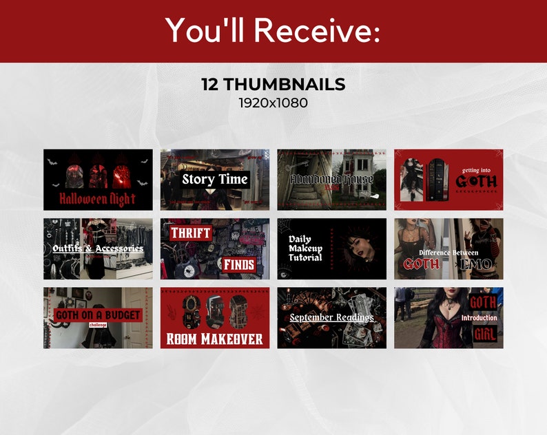 12 Youtube Thumbnails Templates. Fully Editable in Canva. Youtube ...