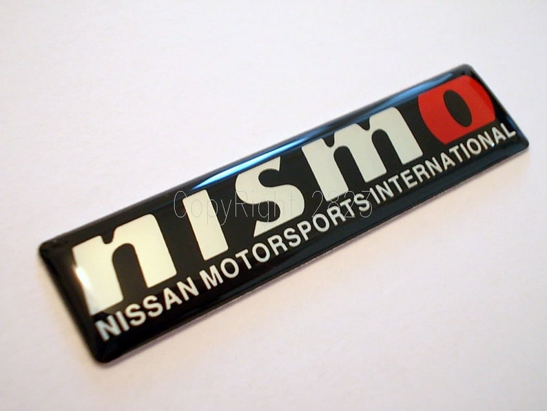 NISSAN NISMO Emblem MOTORSPORT International Logo Written Emblem Blason ...