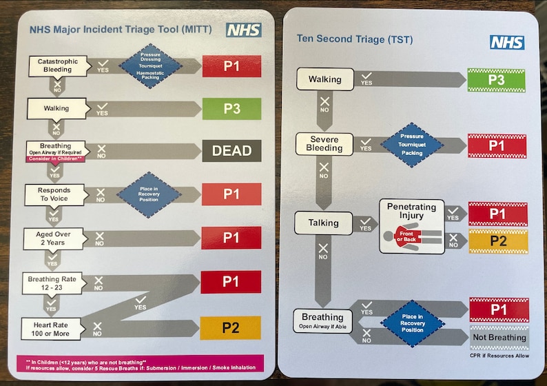 Major Incident Triage Tool (MITT) and Ten Second Triage (TST) Prompt ...