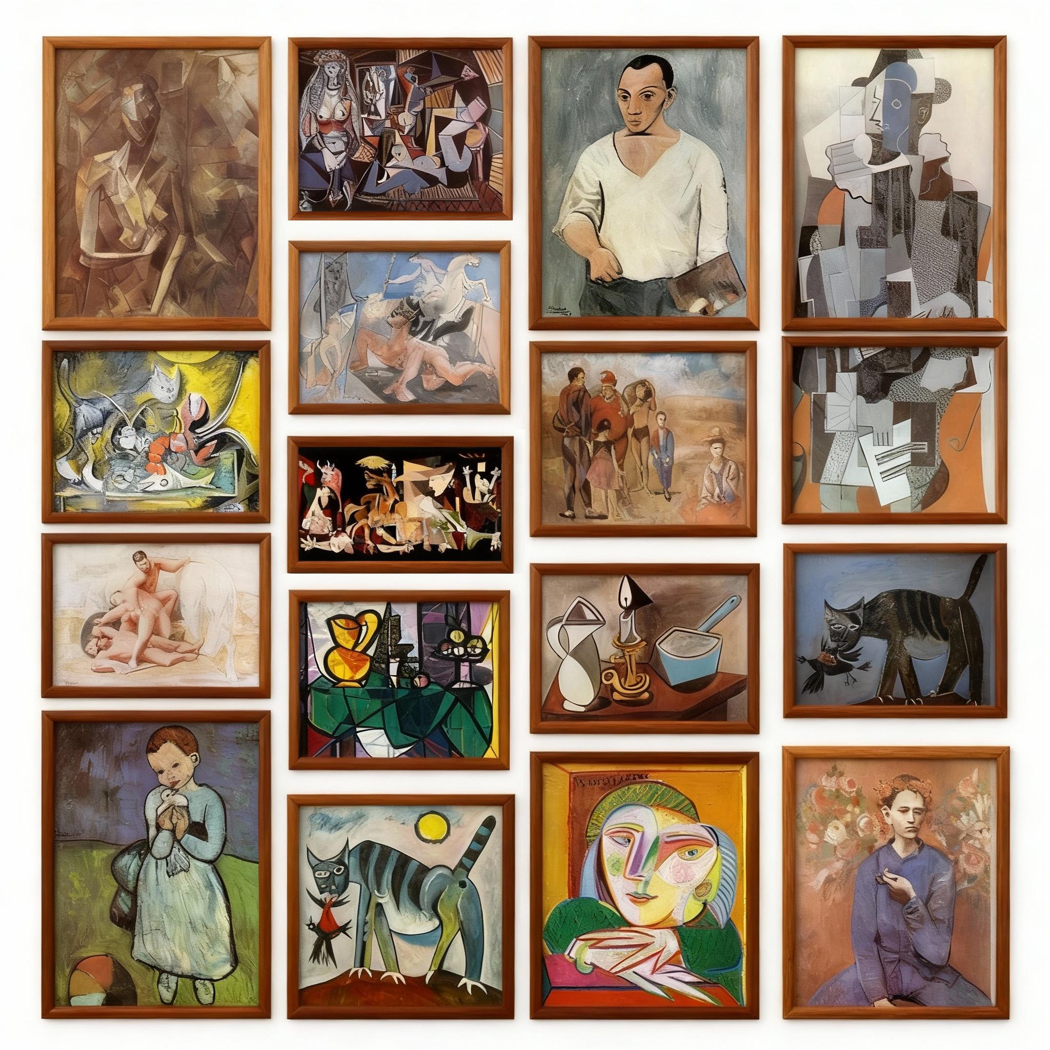 110+ Picasso Paintings Digital Prints Bundle, Cubist Fine Art, Abstract ...