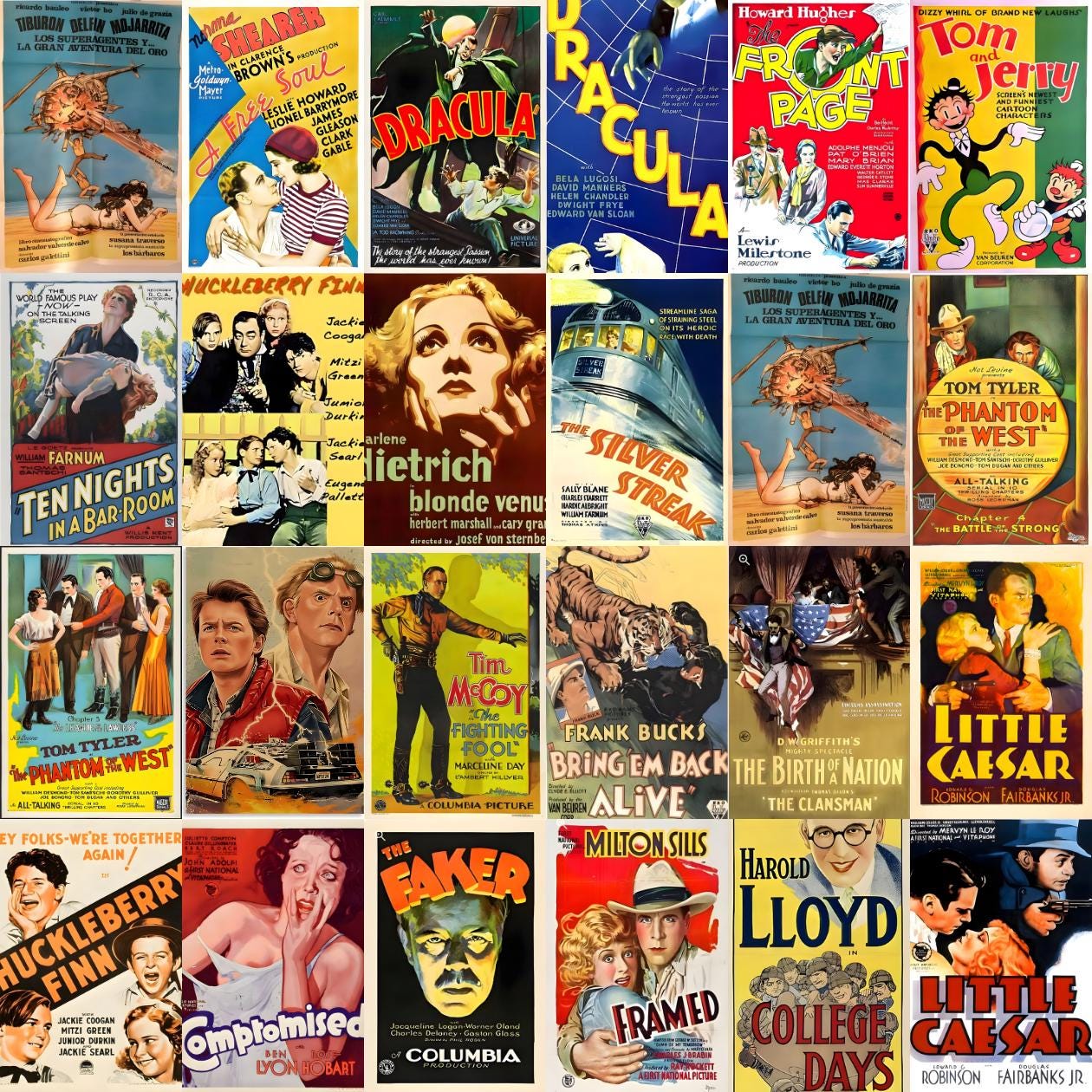 100+ Vintage Movie Posters Digital Prints, AI Upscaled 8K Resolution ...