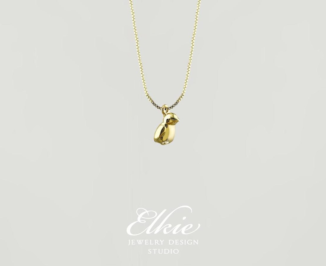 Dainty Baby Penguin Pendant Chain Necklace, 18k Gold Charm, Cute ...
