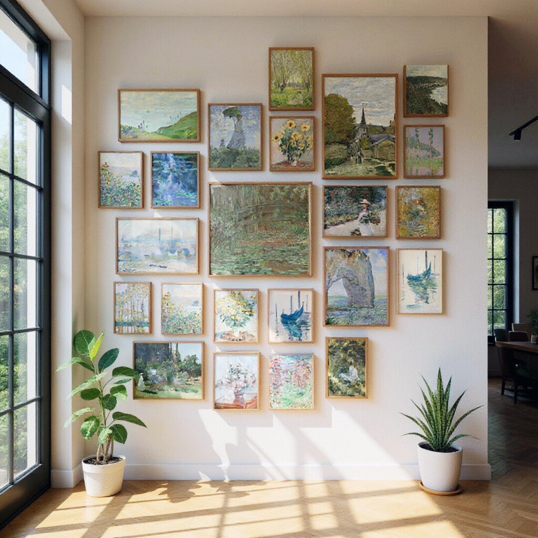 370+ Claude Monet Paintings Digital Prints Bundle, Fine Art, Famous ...