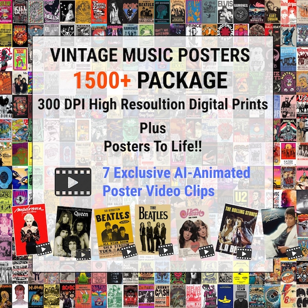 Band Posters - Etsy