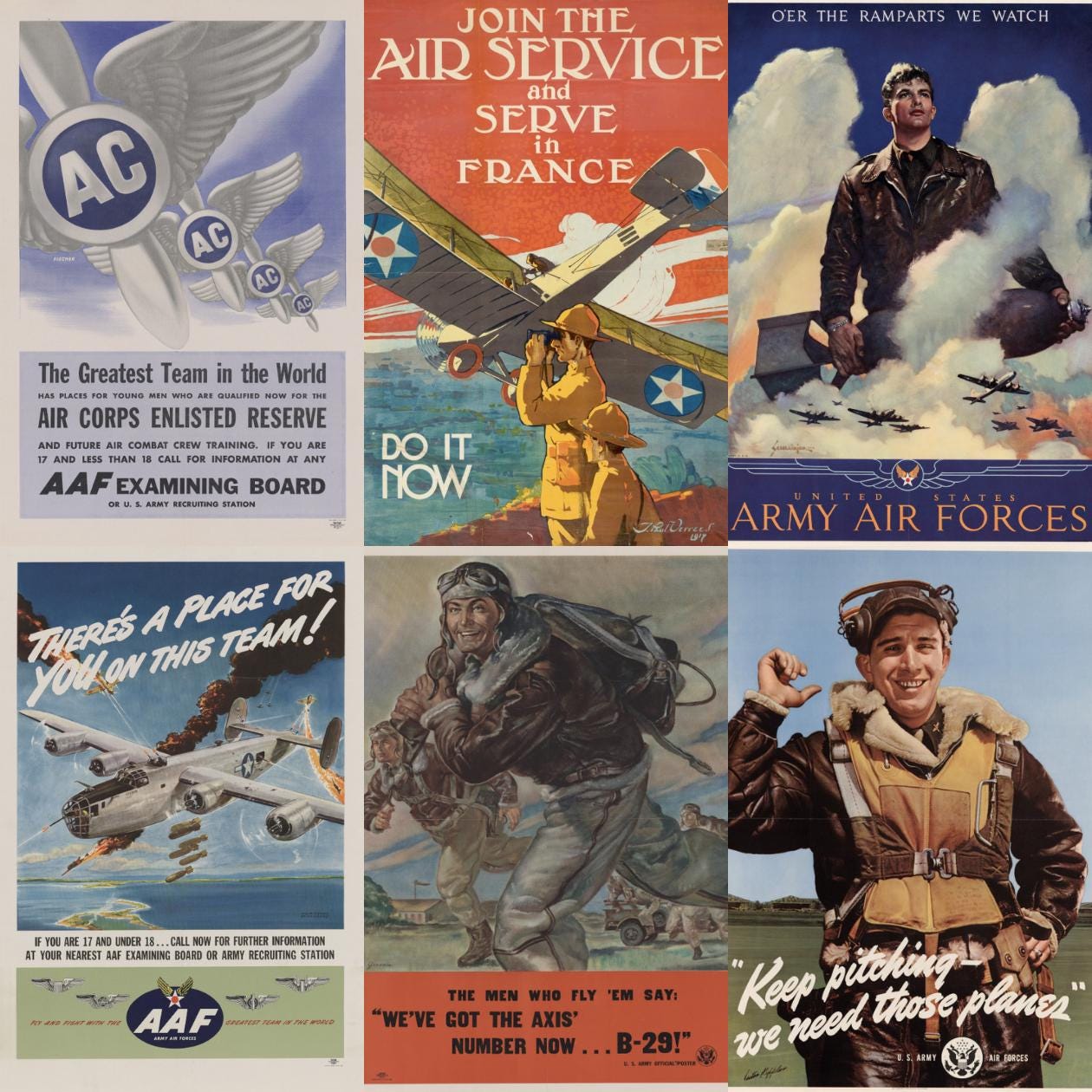 30+ Vintage US Army Air Force Posters Digital Prints, AI Upscaled 8K ...