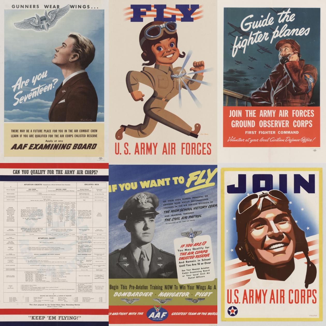 30+ Vintage US Army Air Force Posters Digital Prints, AI Upscaled 8K ...