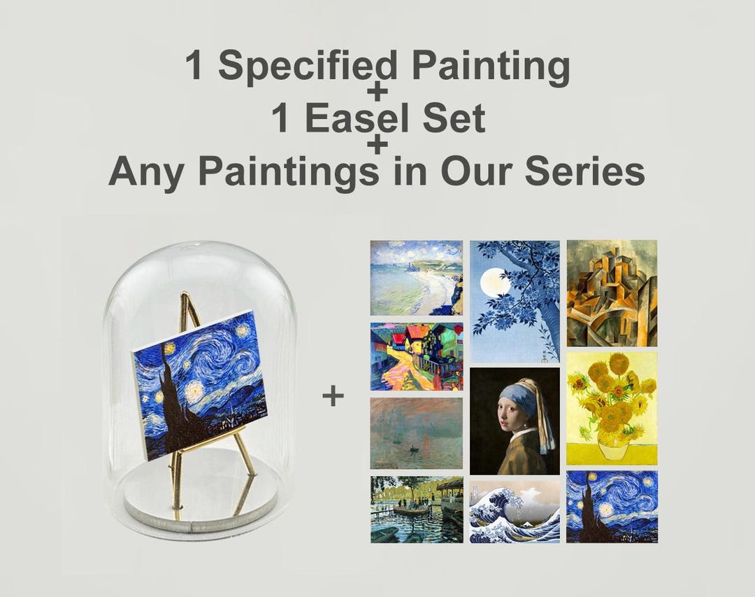 Miniature Van Gogh Starry Night Art Print Plus Any Art Prints in Our ...