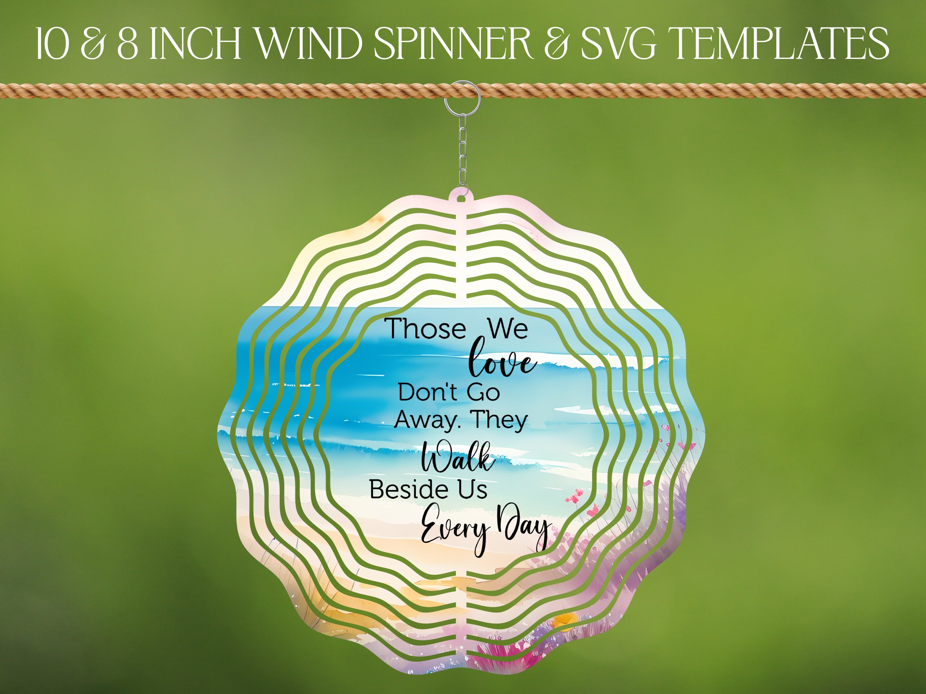 Memorial Wind Spinner PNG Sublimation Design Template, Wind Spinner SVG ...