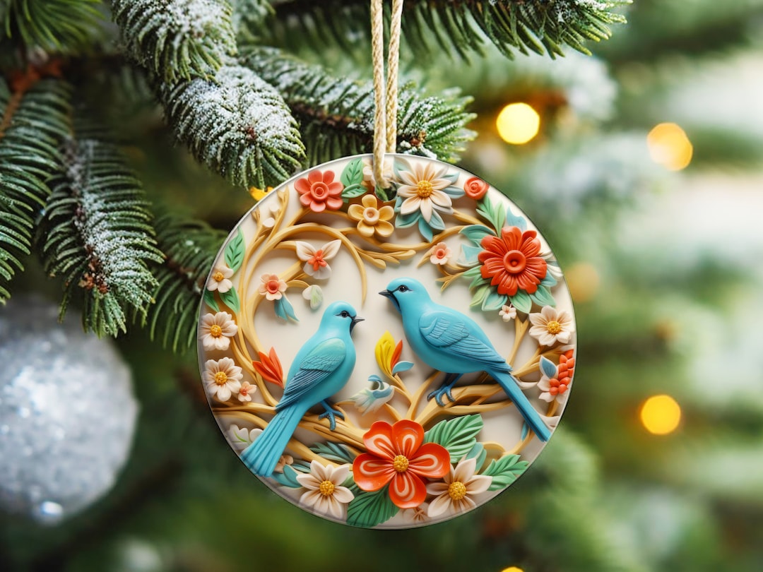 3D Christmas Sublimation Ornaments Designs Download Sublimation ...
