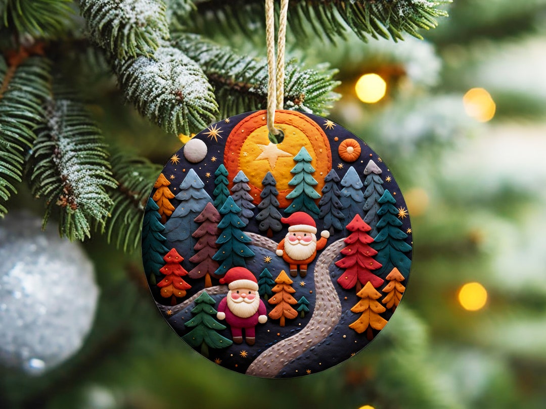 3D Christmas Sublimation Ornaments Designs Download Sublimation ...