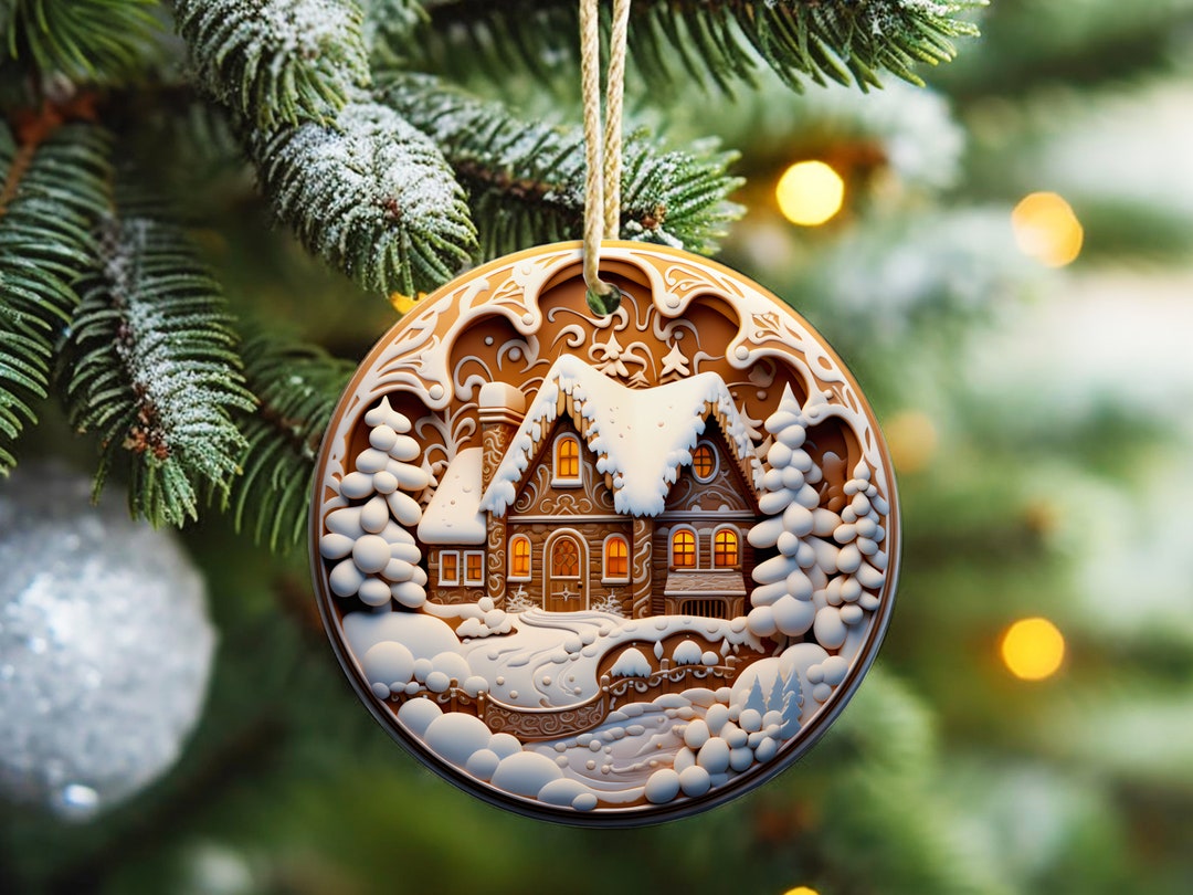 3D Christmas Sublimation Ornaments Designs Download Sublimation ...