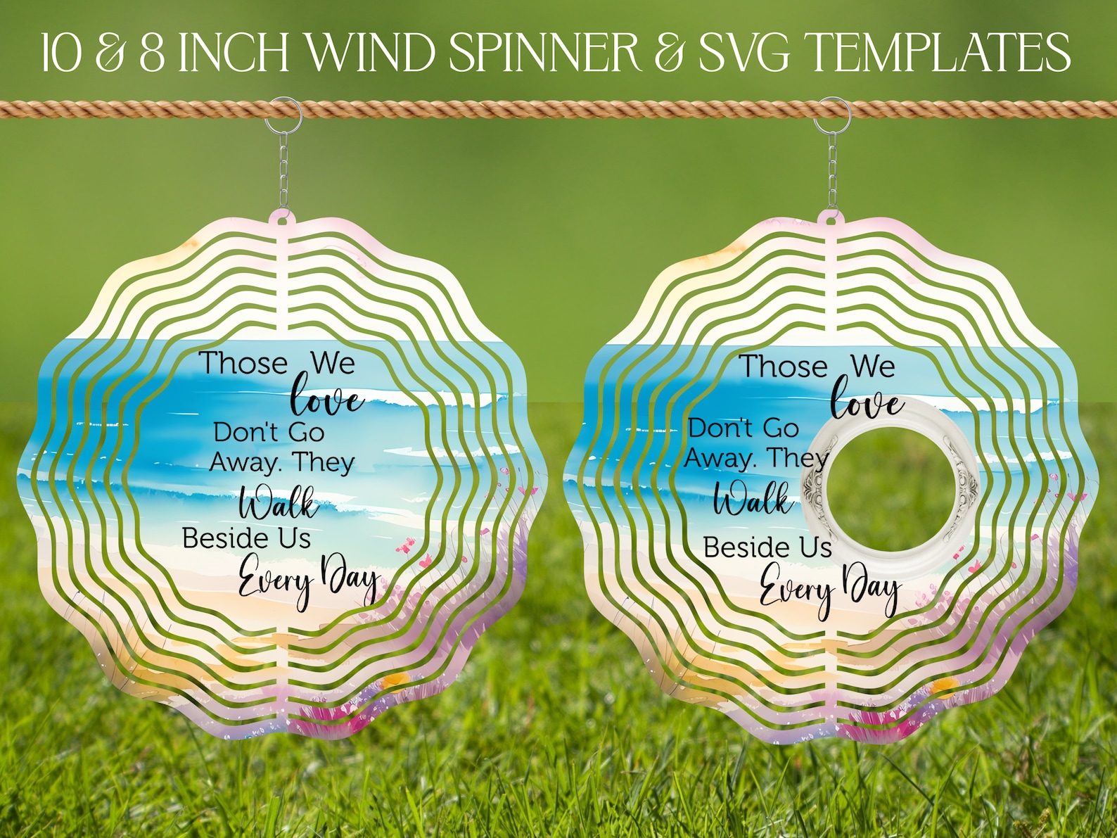 Memorial Wind Spinner PNG Sublimation Design Template, Wind Spinner SVG ...