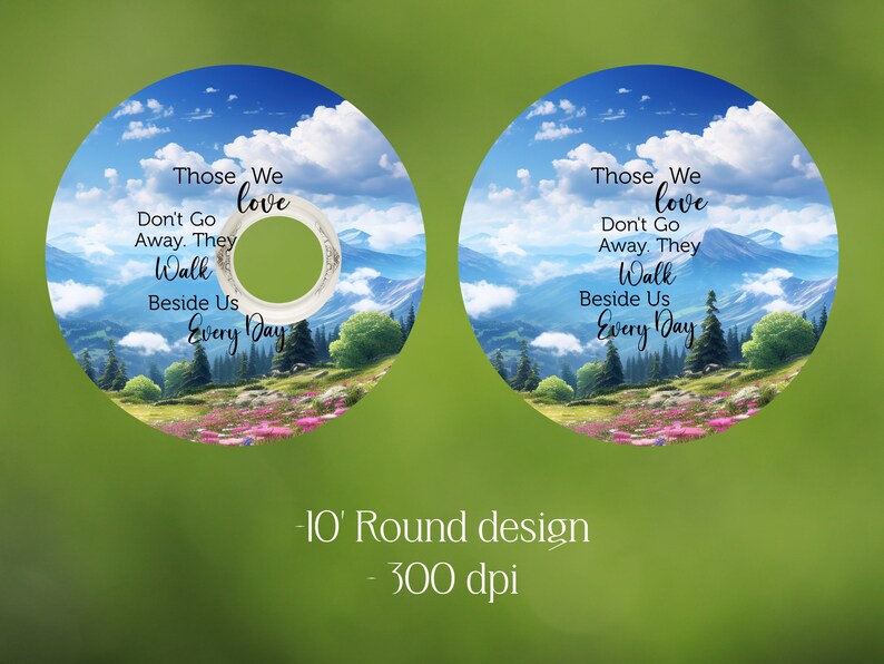 Memorial Wind Spinner PNG Sublimation Design Template Wind - Etsy