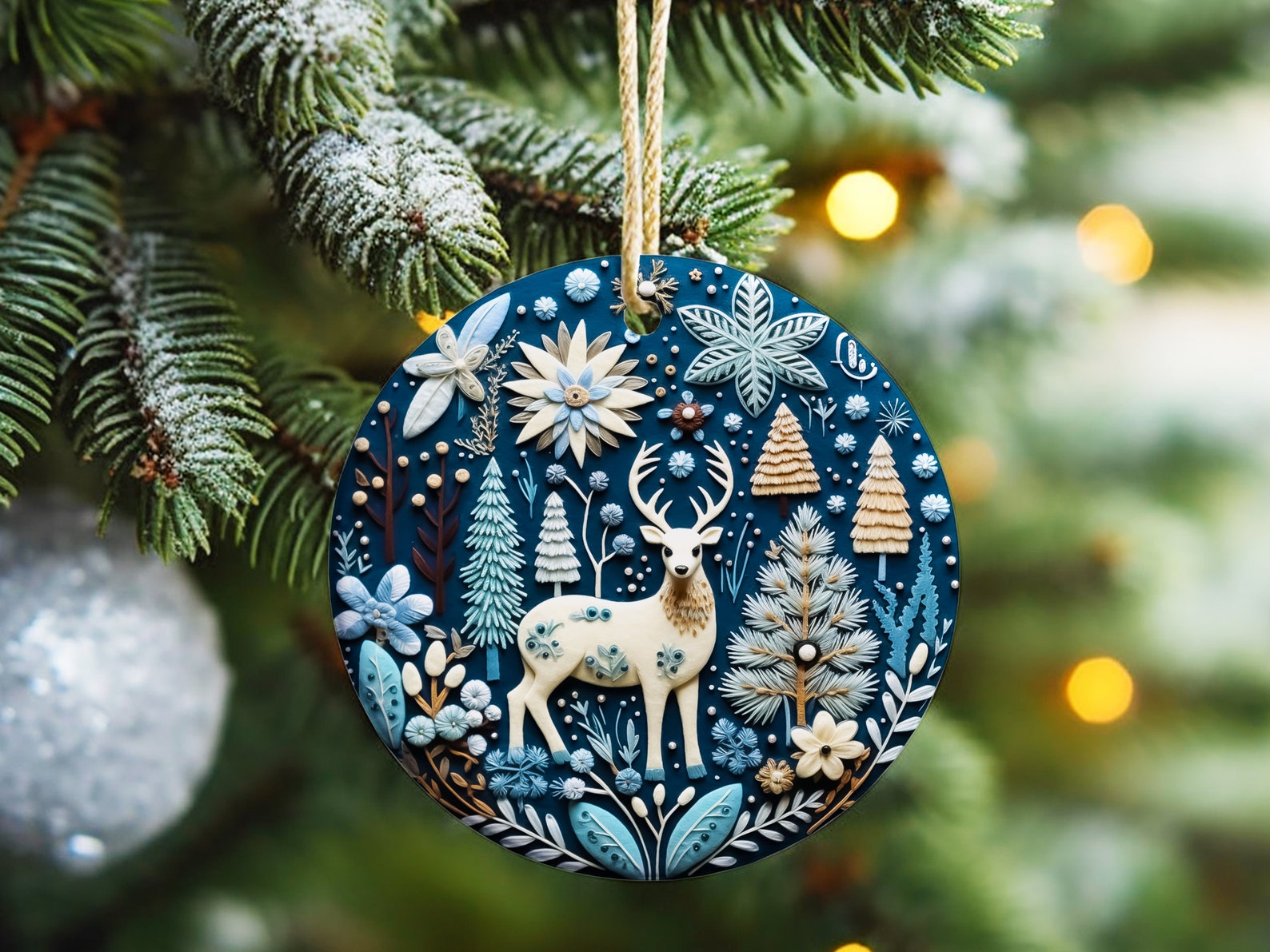 3D Christmas Sublimation Ornaments Designs Download Sublimation ...
