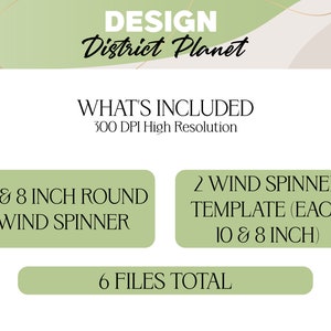 Windmill Wind Spinner Stained Glass Sublimation Design Template, Wind ...