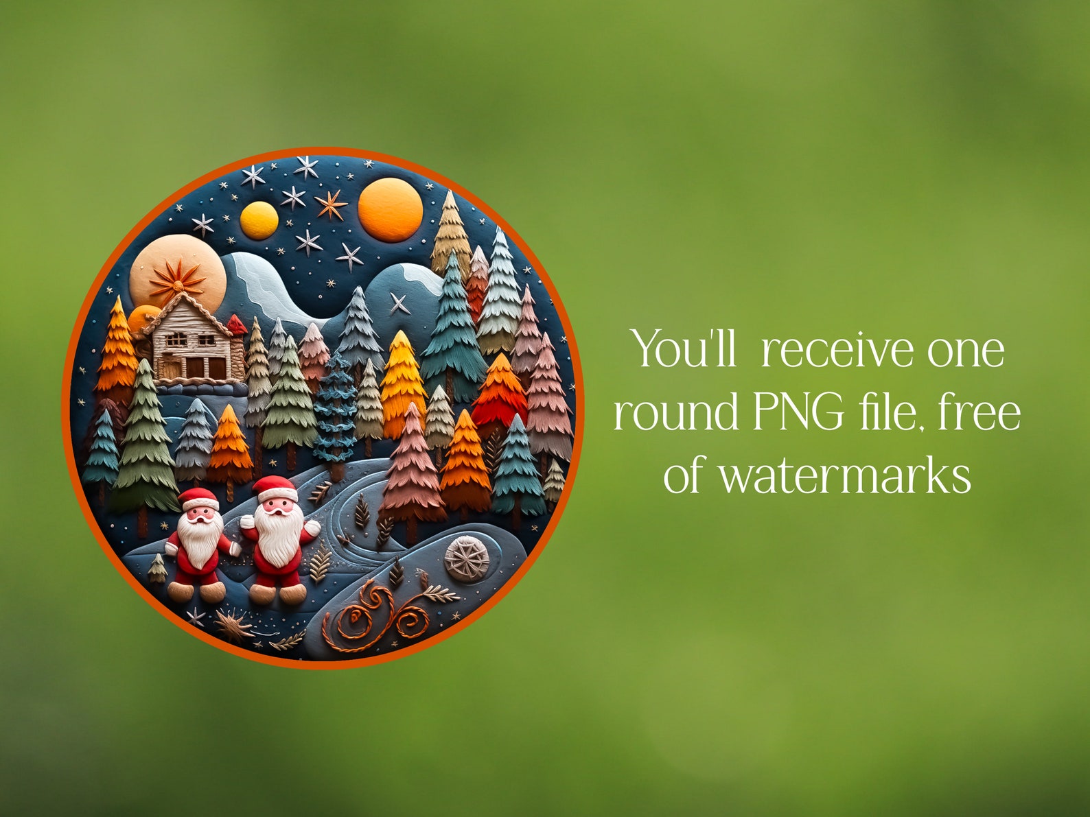 3D Christmas Sublimation Ornaments Designs Download Sublimation ...