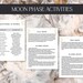 Editable Moon Astrology Planner in Canva, Template Pack, 2025 2026 Moon ...