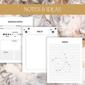 Editable Moon Astrology Planner in Canva, Template Pack, 2023 2024 Moon ...