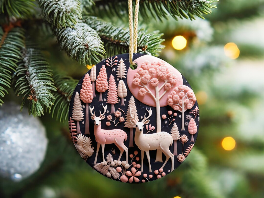 3D Christmas Sublimation Ornaments Designs Download Sublimation ...