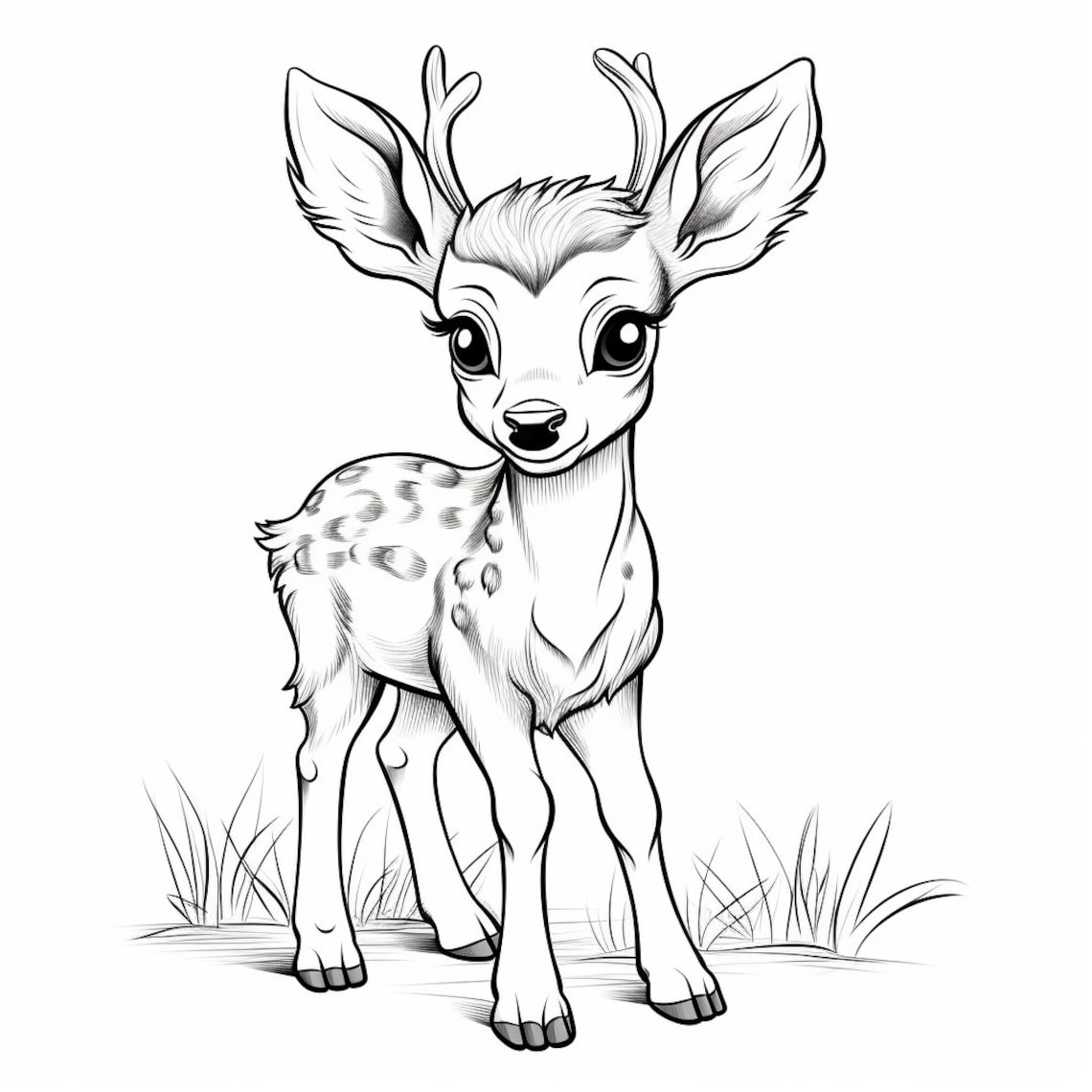 10 Coloring Pages for Children - Wild Animals Edition - Etsy