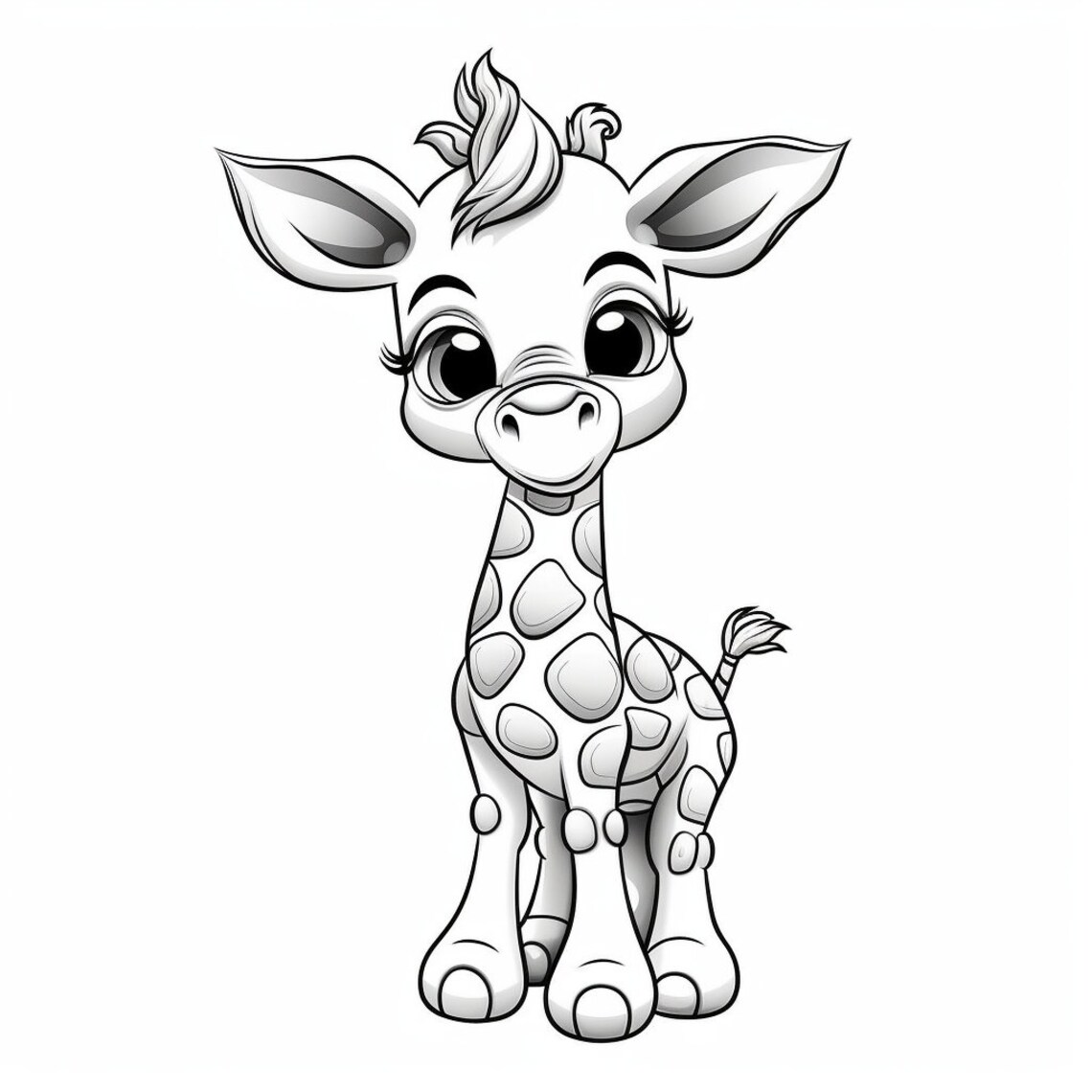 10 Coloring Pages for Children - Wild Animals Edition - Etsy