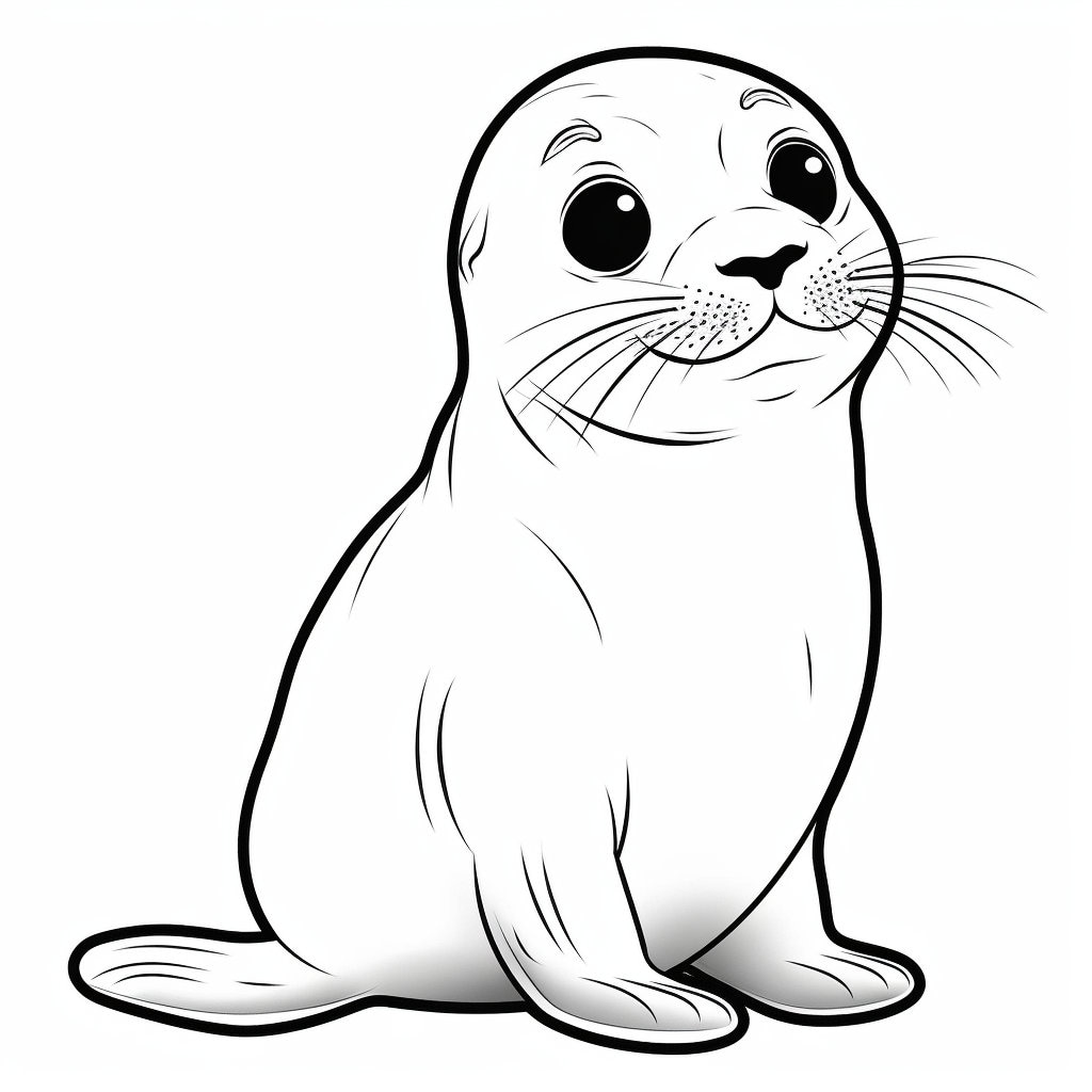 10 Coloring Pages for Children Aquatic Animals Edition - Etsy