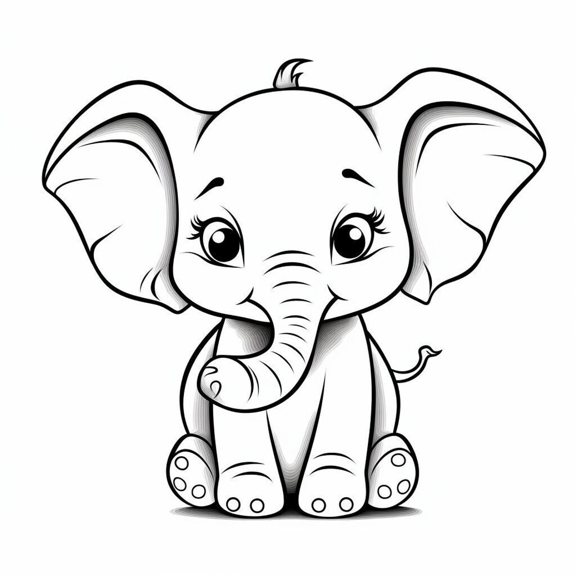 10 Coloring Pages for Children - Wild Animals Edition - Etsy