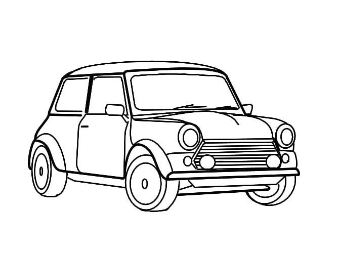 Classic Mini Cooper Vinyl Decal - Etsy