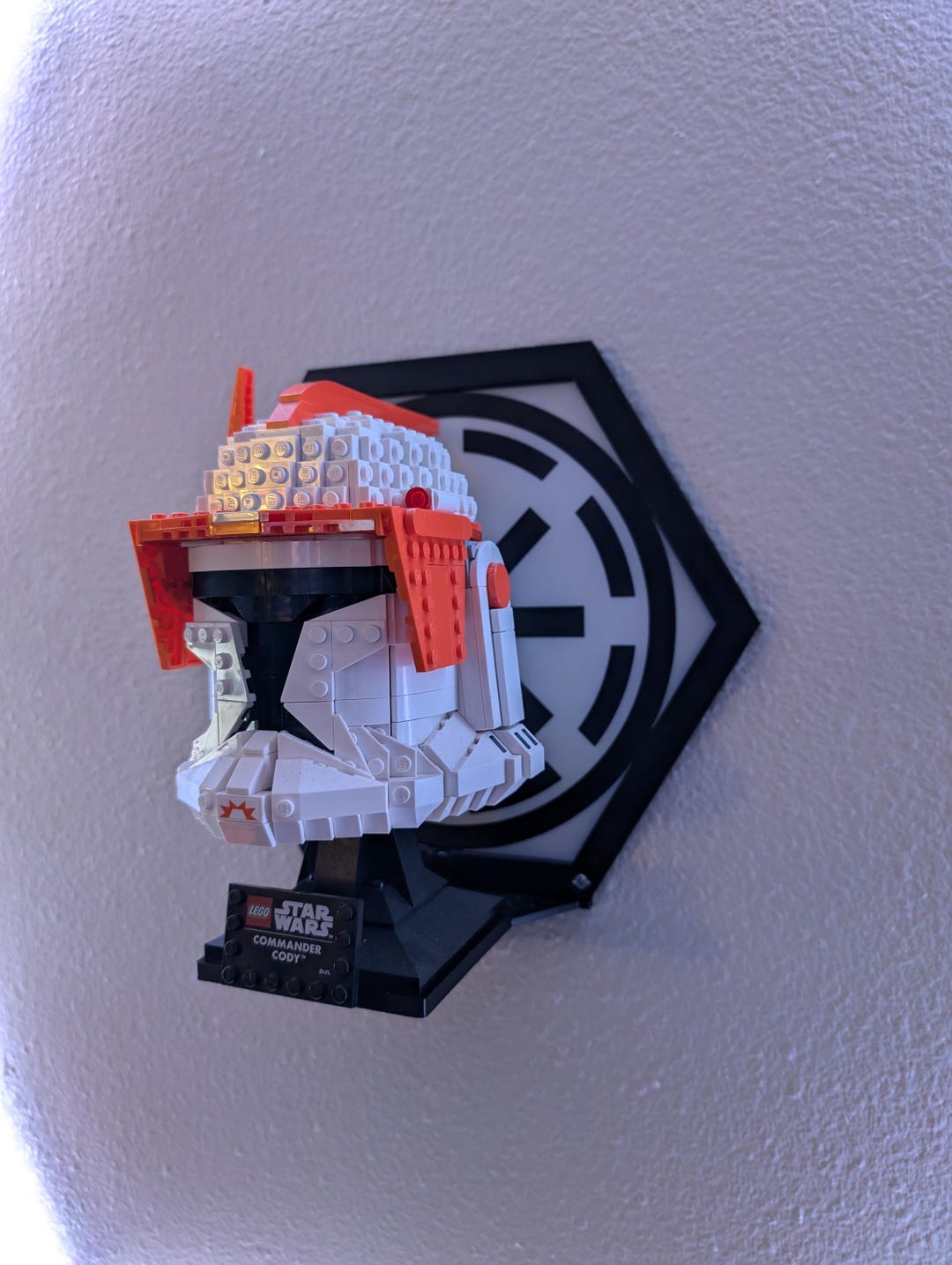 Lego Bricks Helmet Wall Mount - Different Background Options ...