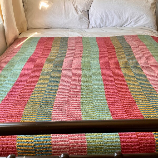 Multi Colored Throw - Etsy