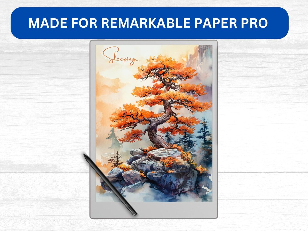 Sleep Screen for Remarkable Paper Pro | Bonzaï | Cover for Remarkable ...
