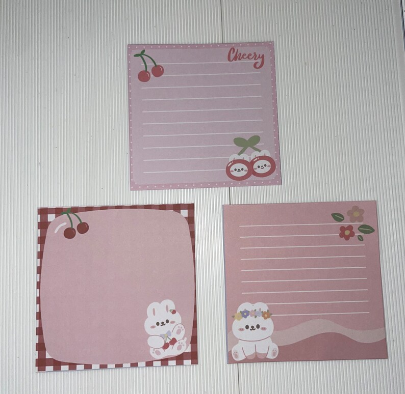 Printable Rabbit Memopad Design Bundle PNG Instant Download - Etsy ...