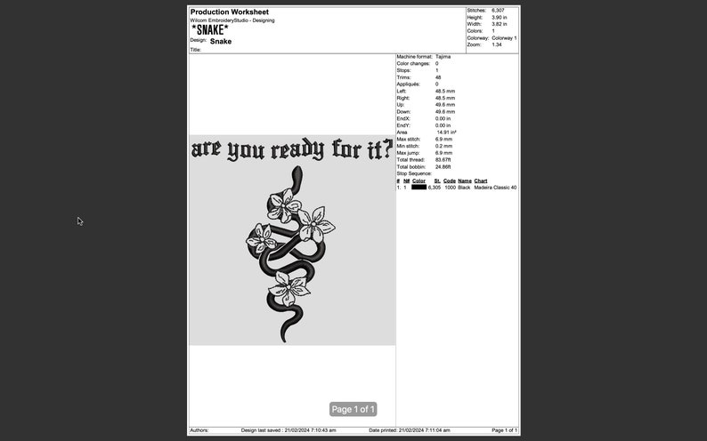 Are You Ready for It Snake Trendy Swift Reputation Embroidery File - Etsy