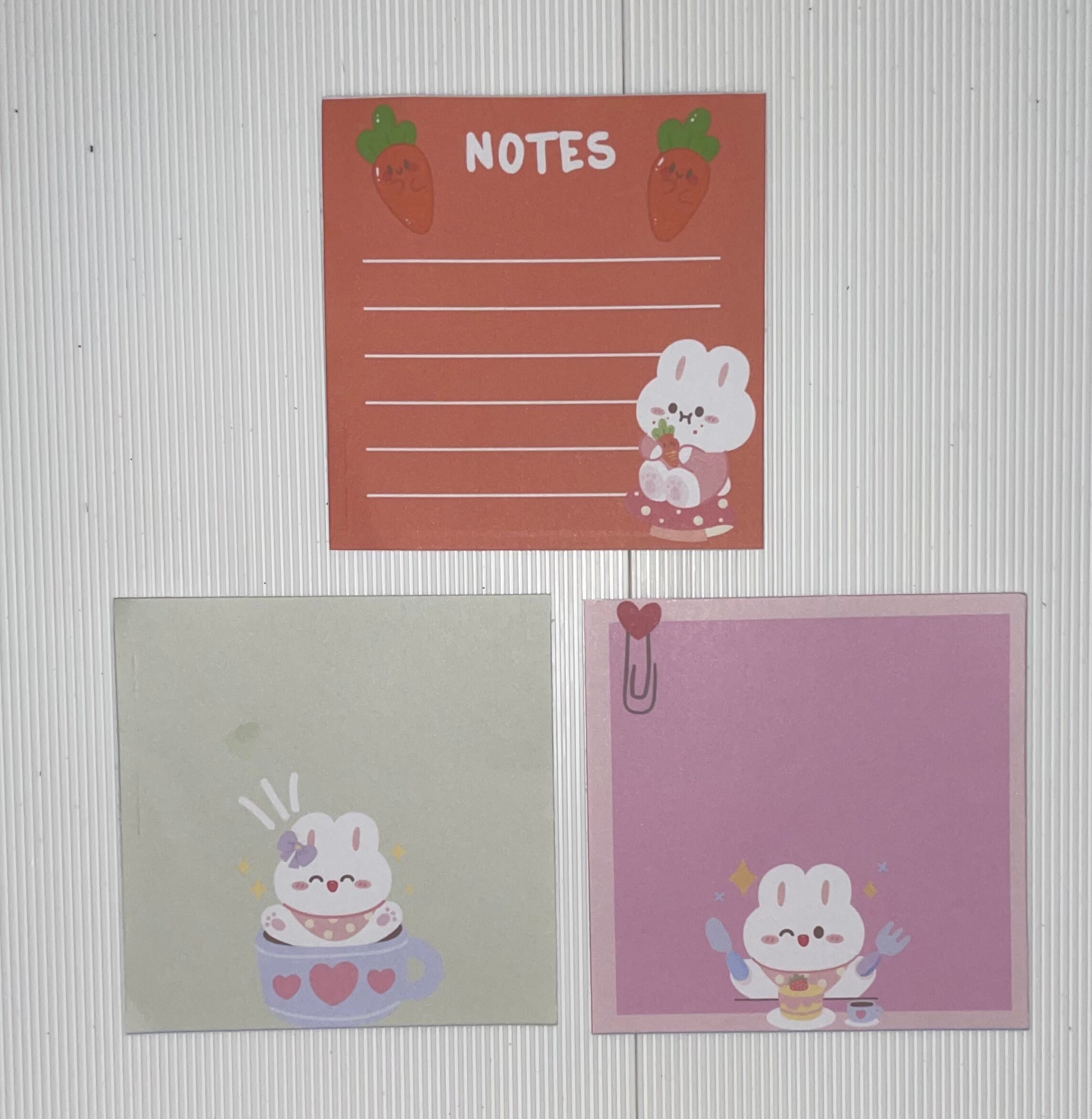 Printable Rabbit Memopad Design Bundle PNG Instant Download - Etsy