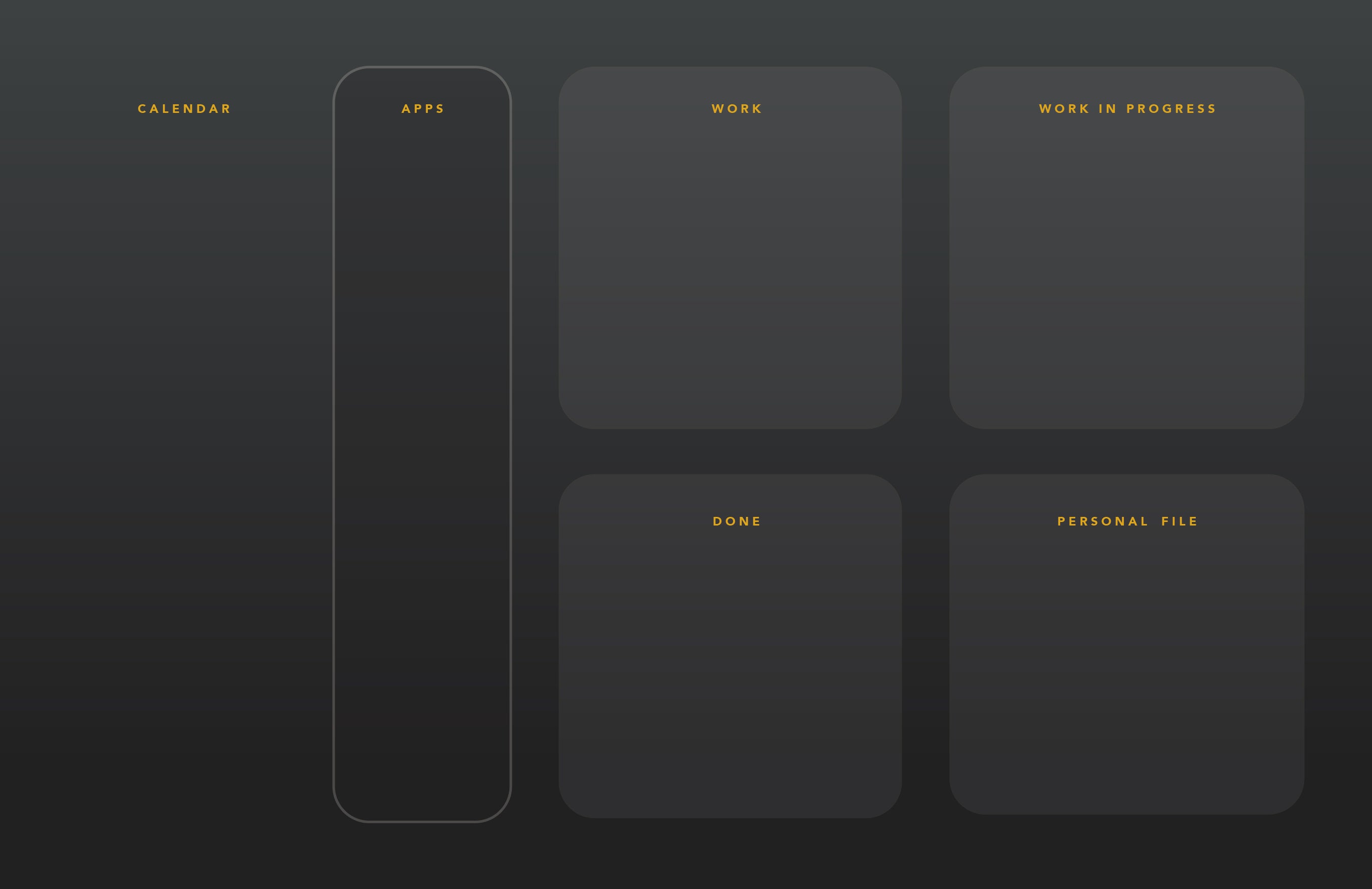 Minimal Desktop Organizer Wallpaper Black - Etsy