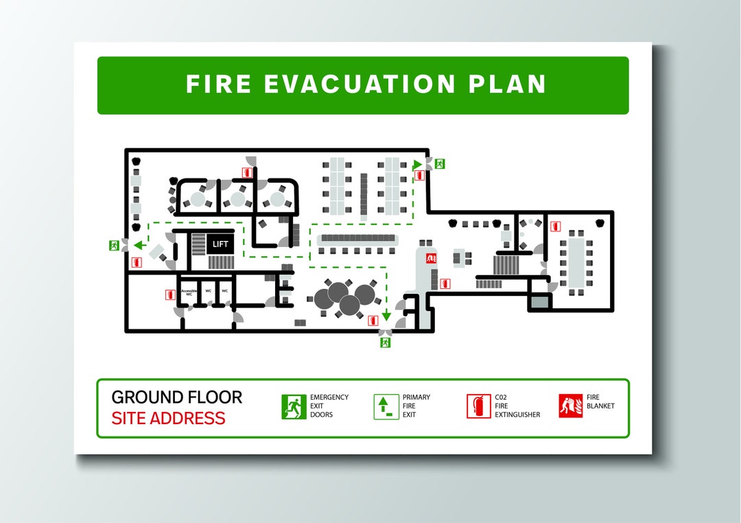 Fire Emergency Evacuation Plan FEEP Digital Download - Etsy Fire Emergency Evacuation Plan FEEP Digital Download - Etsy