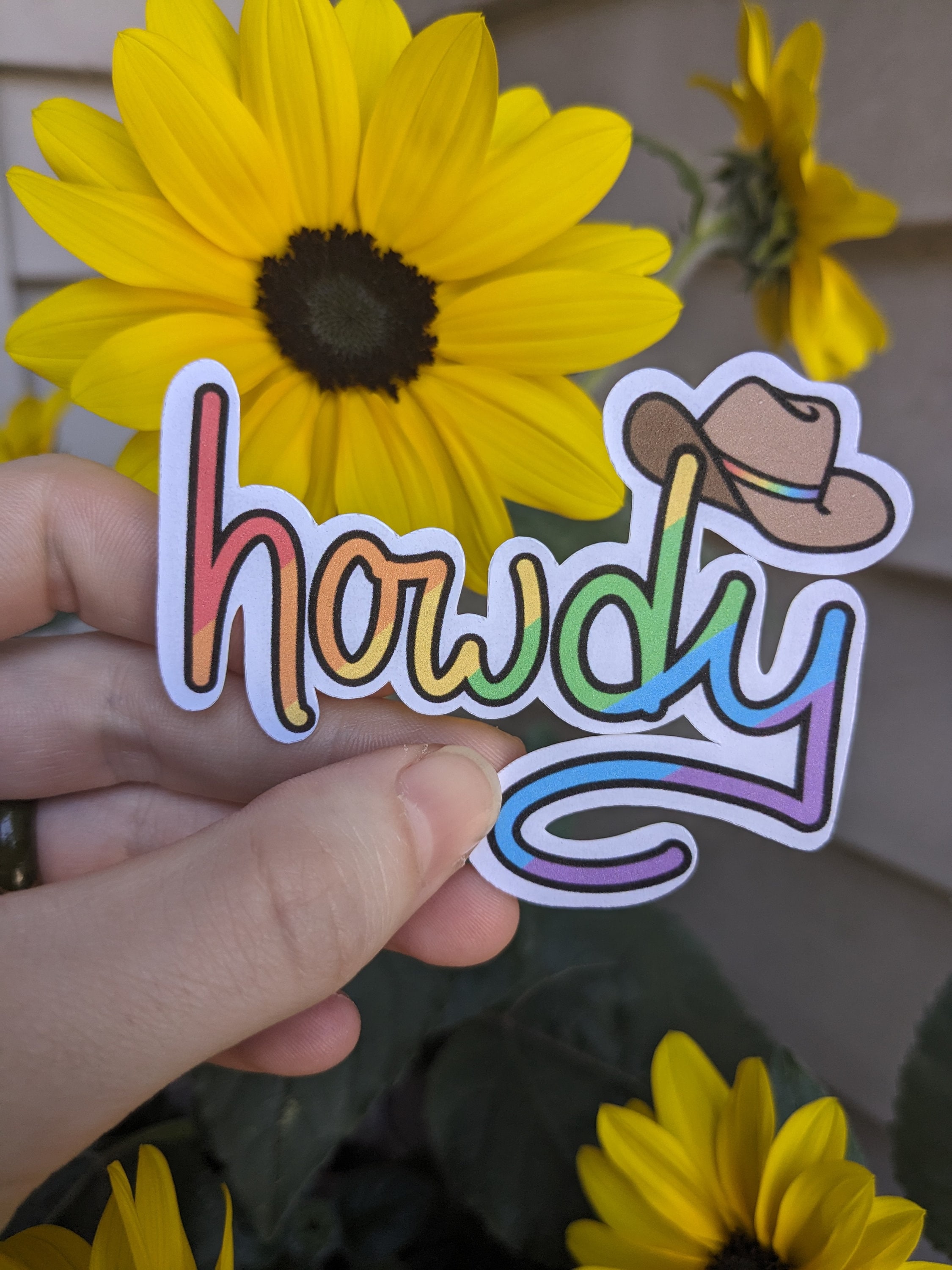 Howdy Pride Sticker - Etsy
