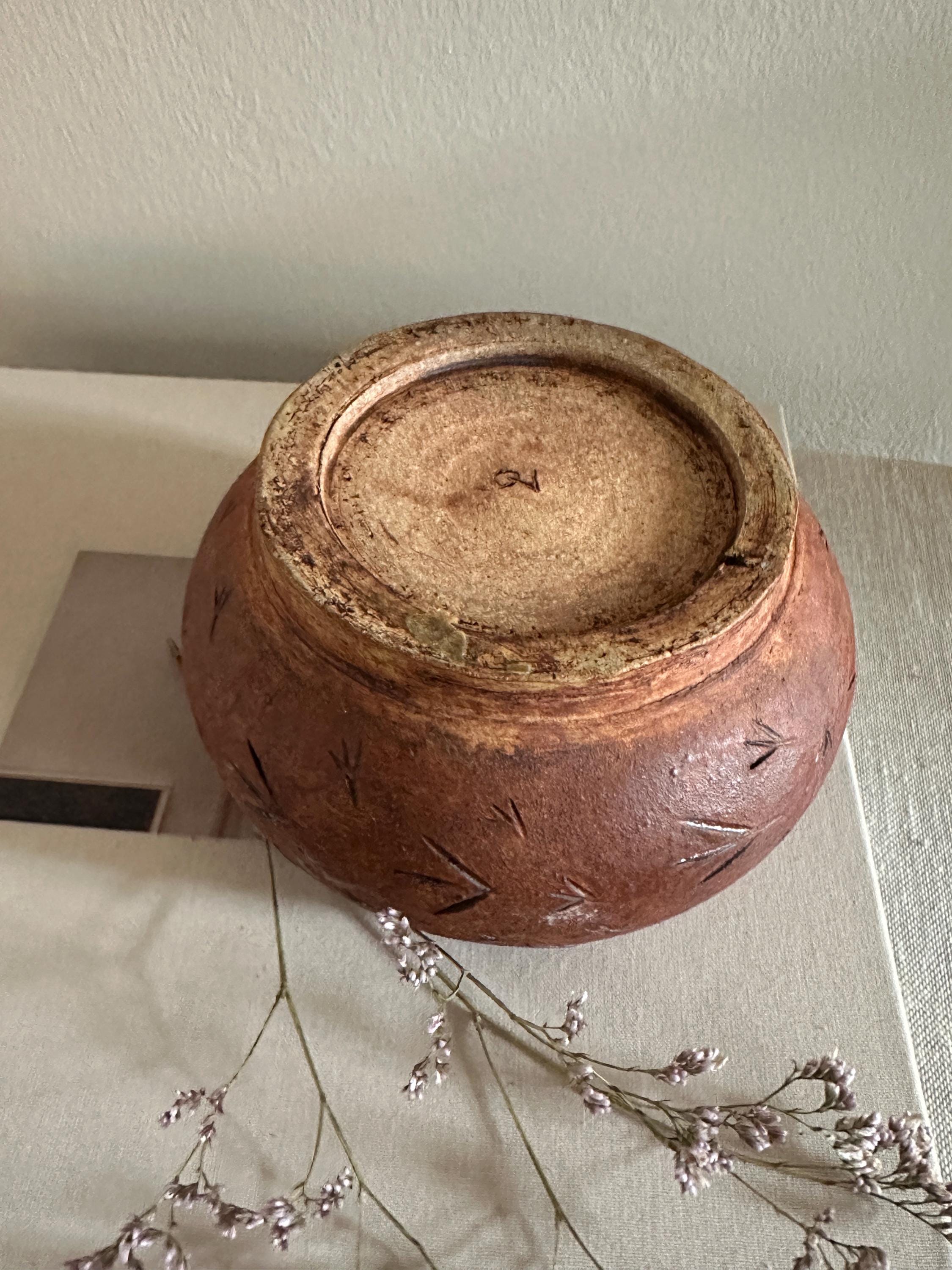 Mid Century Modern Studio Pottery Bowl Vintage Hand Made Pottery Artist ...