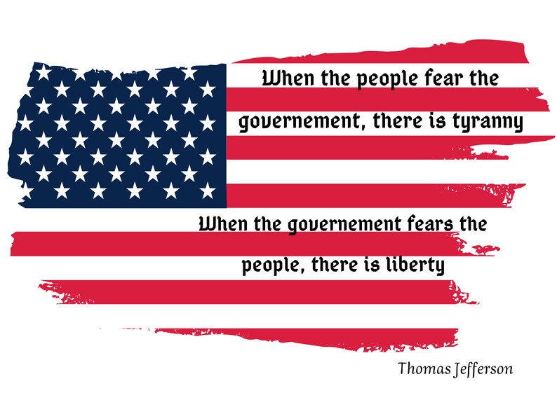 4th of July Printable Flag , Patriotic Independence Day Print ...