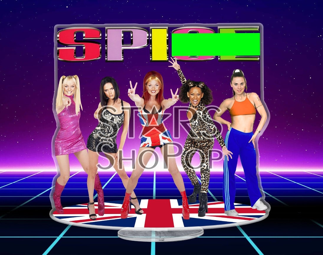 Spice Girls Decoration Acrylic Figure, Spice Girls Standee, Birthday ...