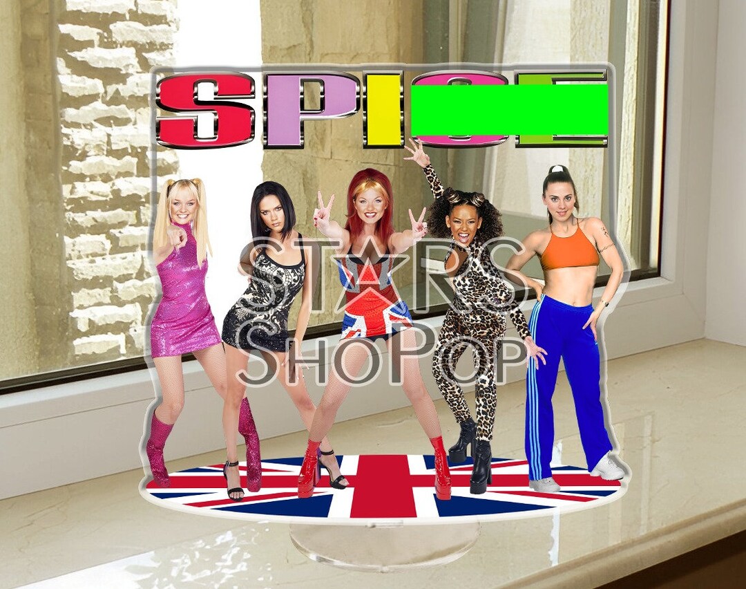 Spice Girls Decoration Acrylic Figure, Spice Girls Standee, Birthday ...