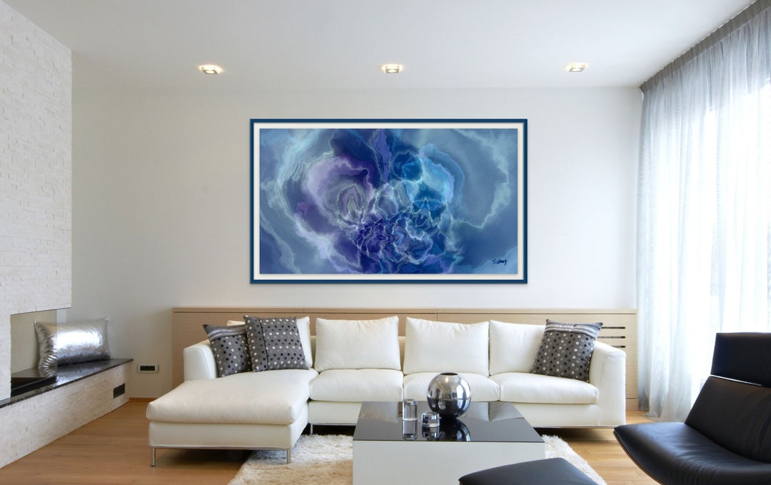Modern Abstract Digital Wall Art by Artist Steven Umansky | 'ocean ...