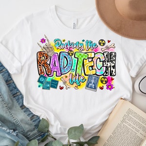 Rad Tech Png, Rad Tech Life Png Sublimation Design Download, Rocking ...