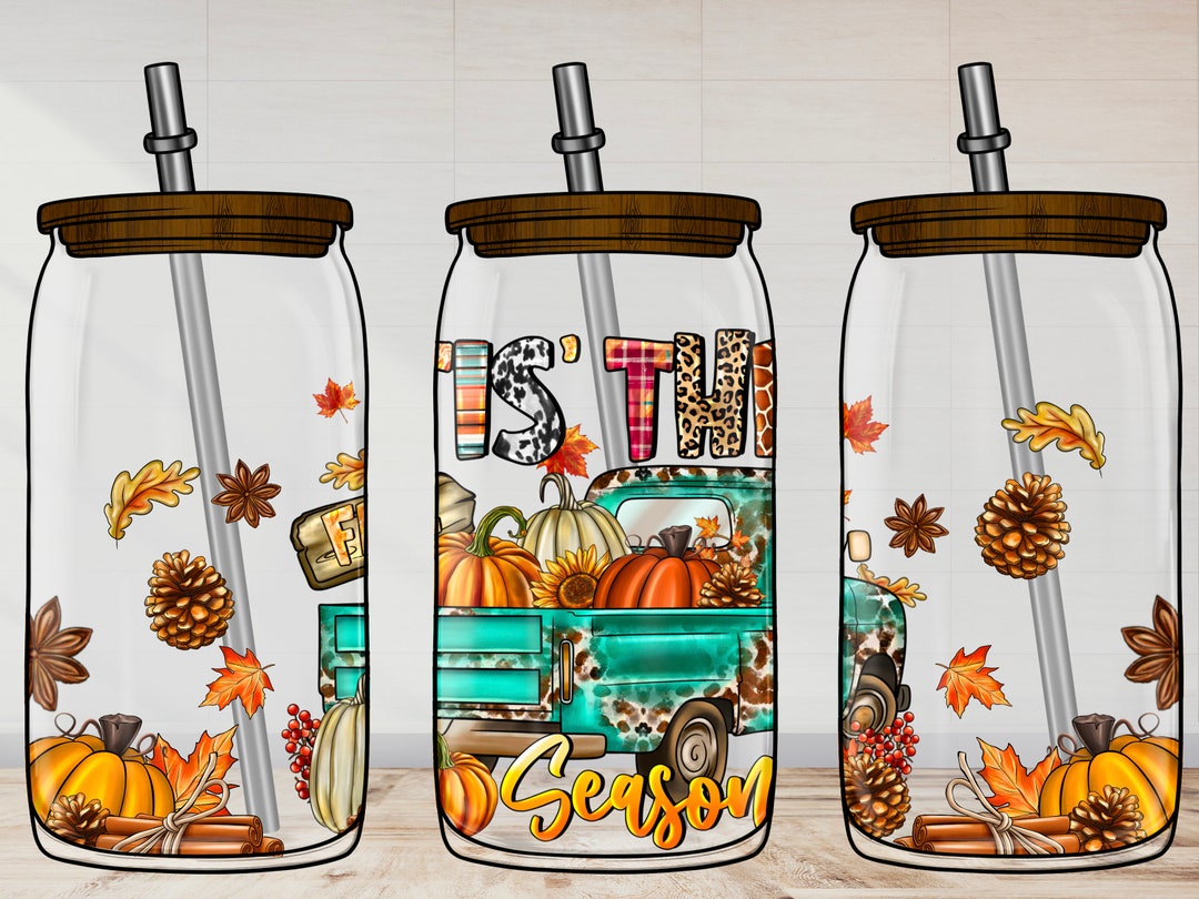 Fall Libbey Cup Png Sublimation,tis the Season 16oz Libbey Cup Png,fall ...
