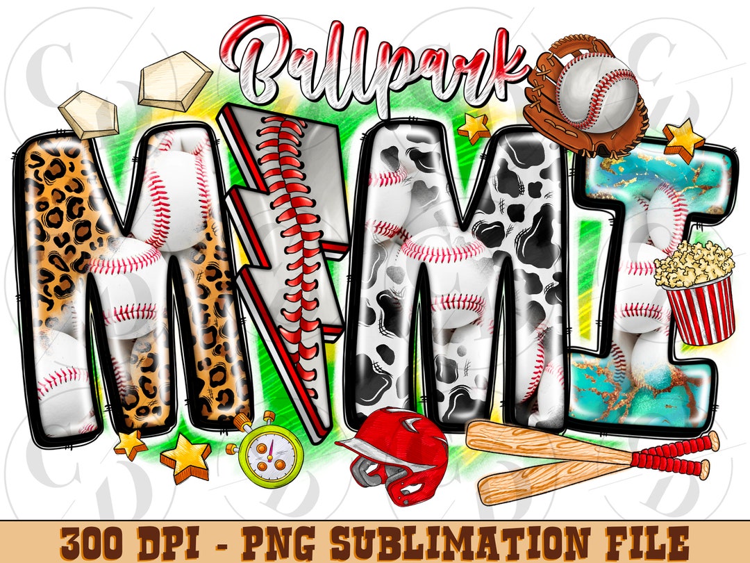 Ballpark Mimi Png, Game Day Png, Baseball Design, Baseball, Baseball ...