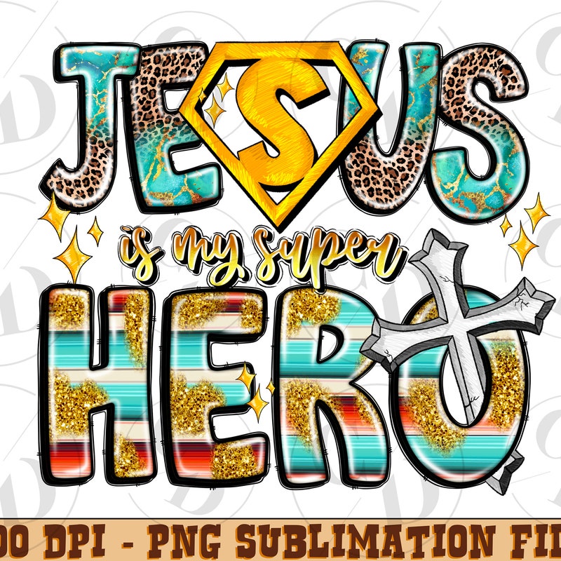 Jesus Superhero - Etsy