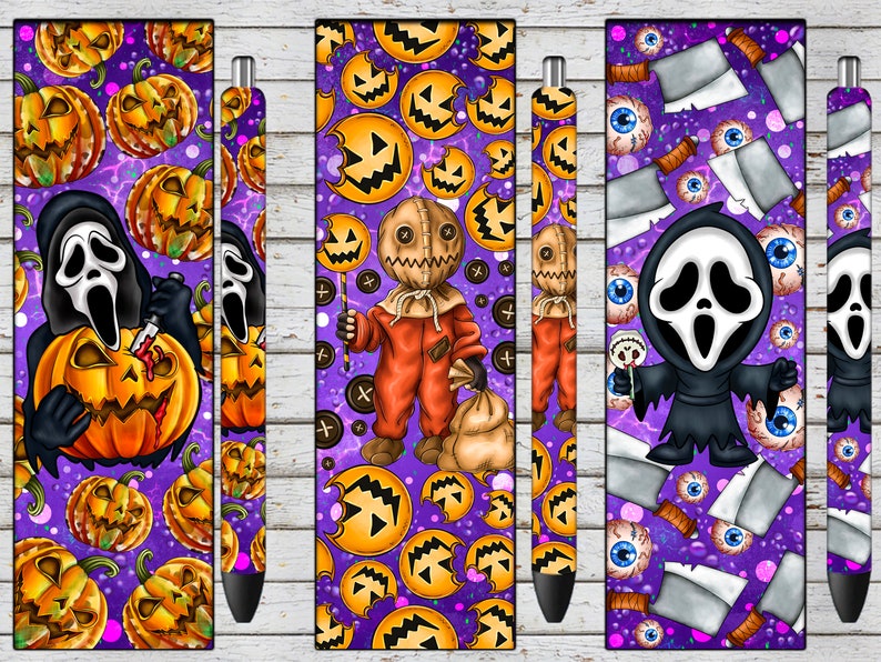Spooky Halloween Pen Wrap PNG, Potion, Bat Design (digital Download) - Etsy