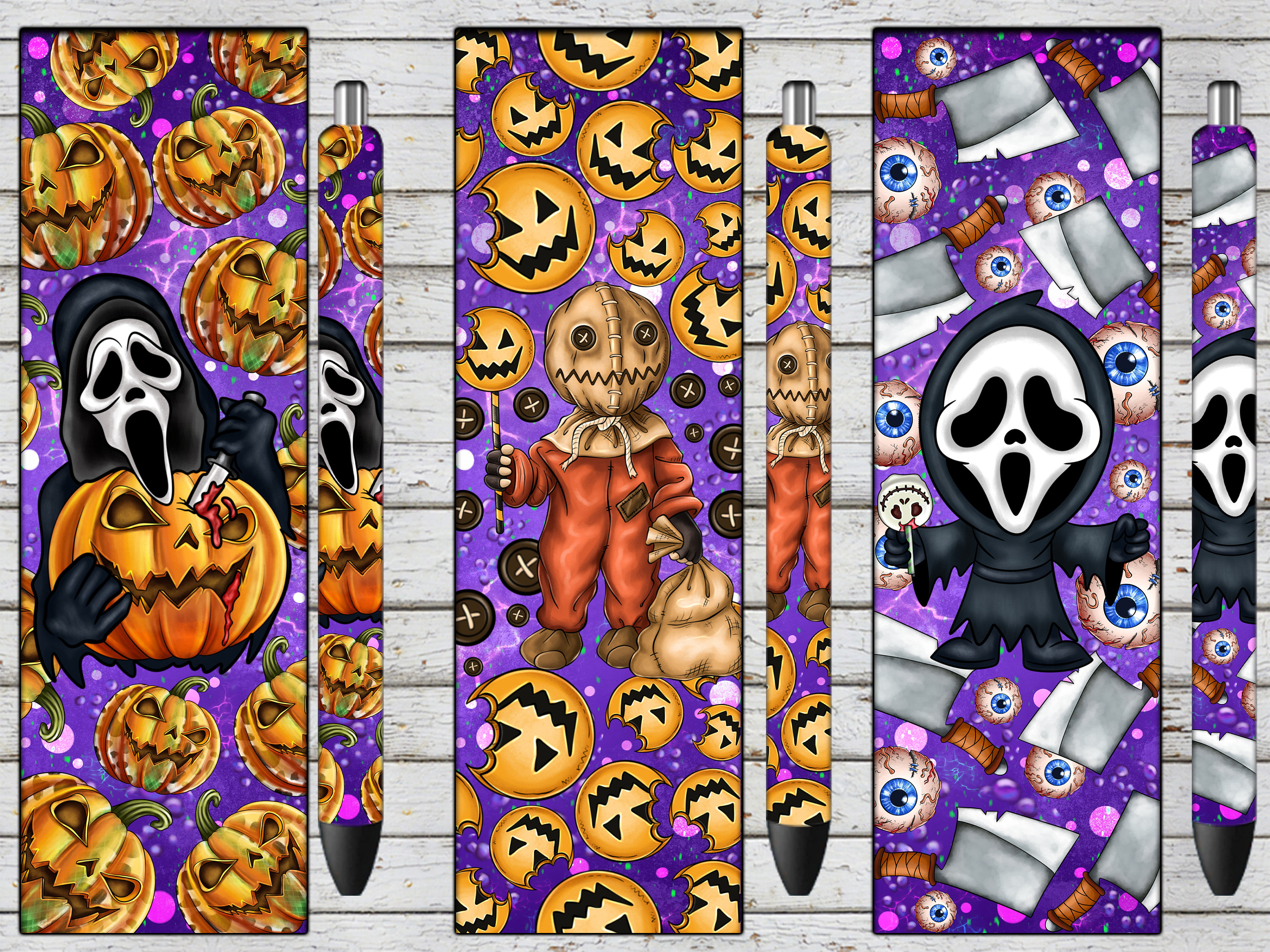 Spooky Halloween Pen Wrap PNG, Potion, Bat Design (digital Download) - Etsy